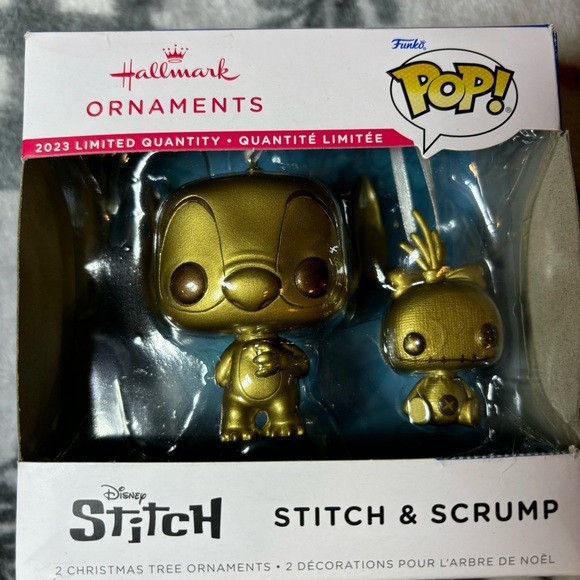 Hallmark | Holiday | Hallmark Gold Stitch And Scrump Ornaments 223 ...